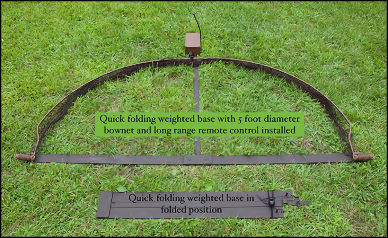 Bownet Base for Setup without Stakes - Quick and Easy to Setup